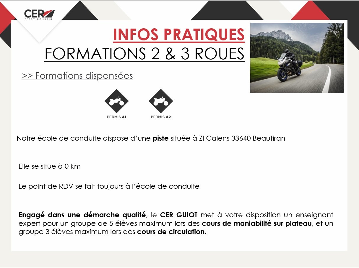 Permis moto